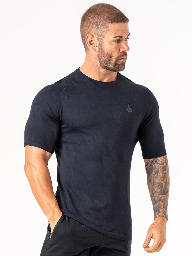 Aero Core Seamless T-Shirt - Black - Ryderwear