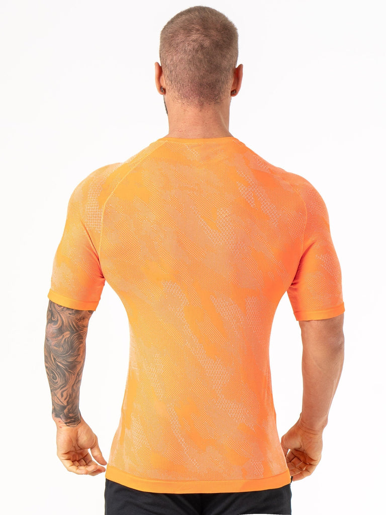 Aero Core Seamless T-Shirt - Orange - Ryderwear