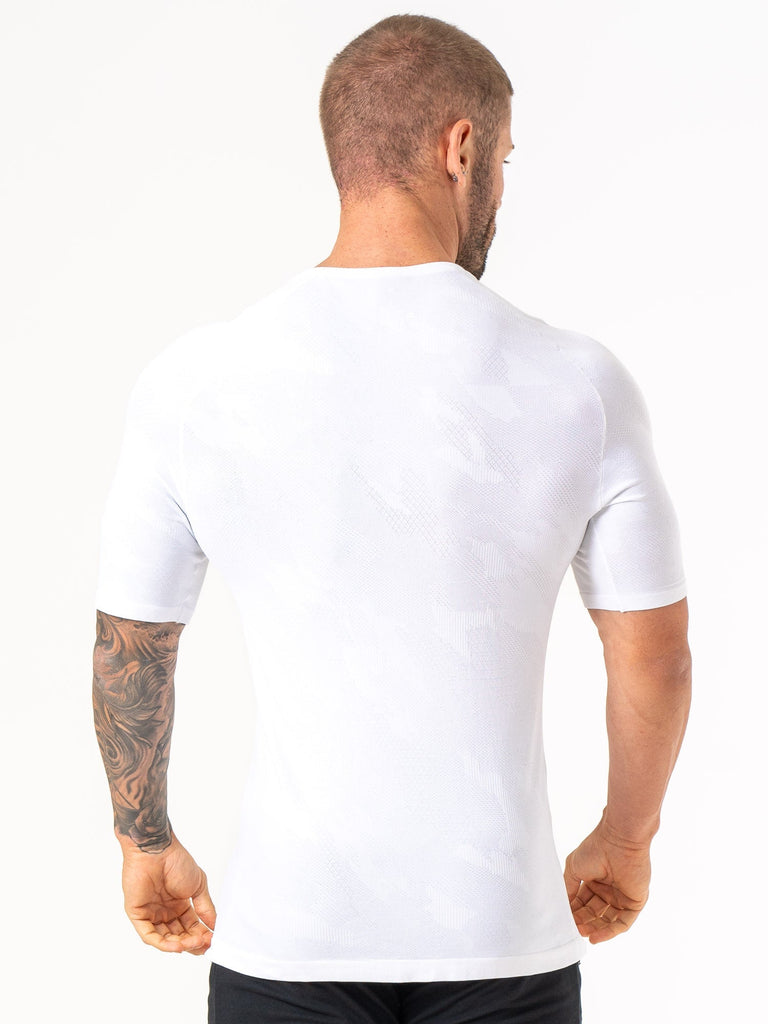 Aero Core Seamless T-Shirt - White - Ryderwear