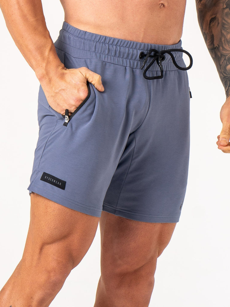 Endurance Track Shorts - Denim Blue - Ryderwear