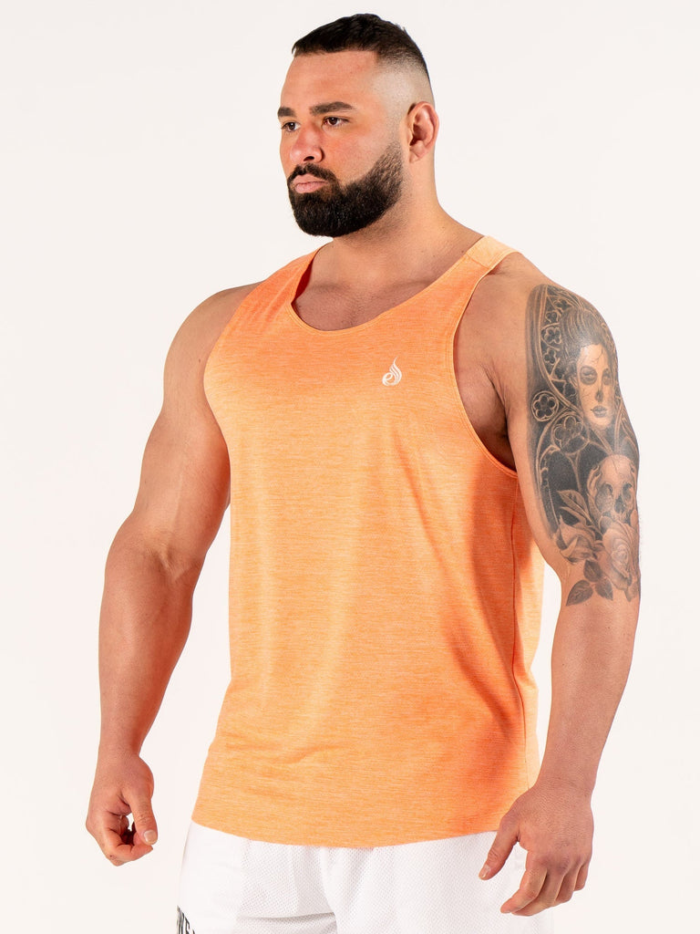 Flex Active Tank - Orange Marl - Ryderwear