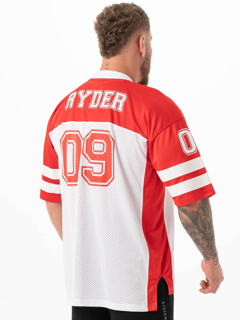 Varsity Jersey - Red - Ryderwear