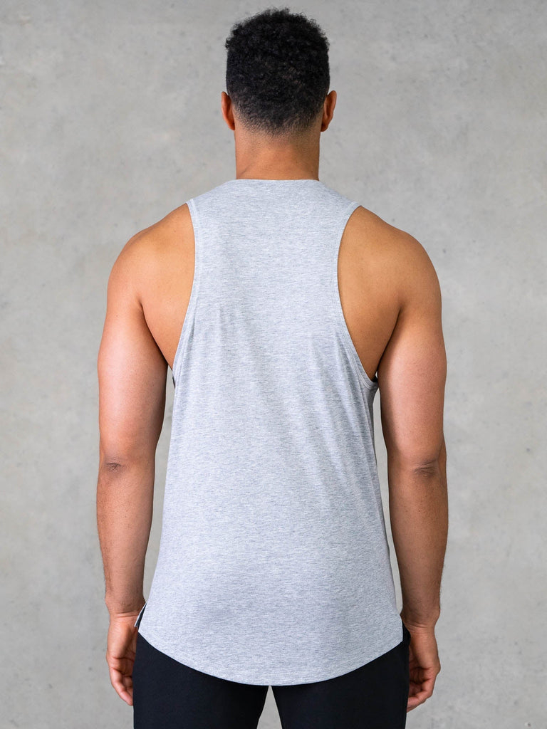 Legacy Drop Armhole Tank - Grey Marl - Ryderwear