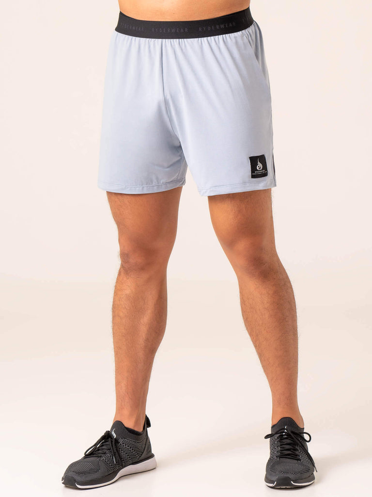 Terrain Mesh Gym Shorts - Ice Blue - Ryderwear